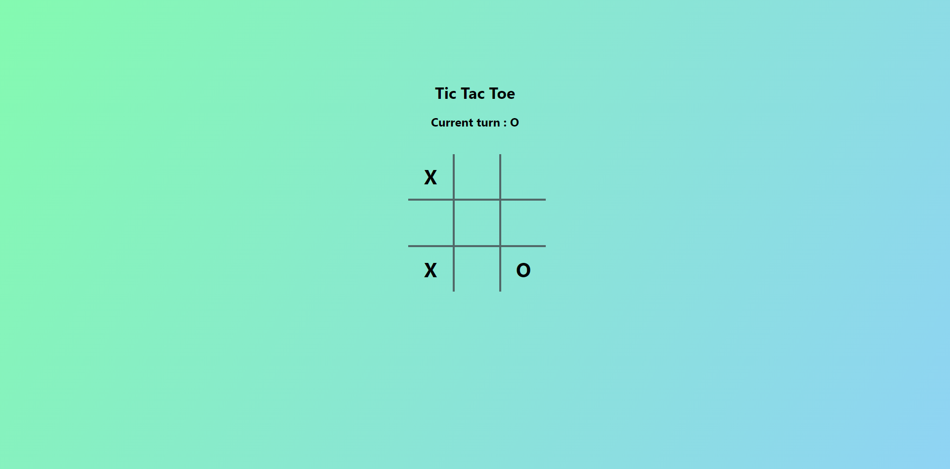 Github Arun Eztic Tac Toe Tic Tac Toe Is A Very Famous Two Players Game Where Both The